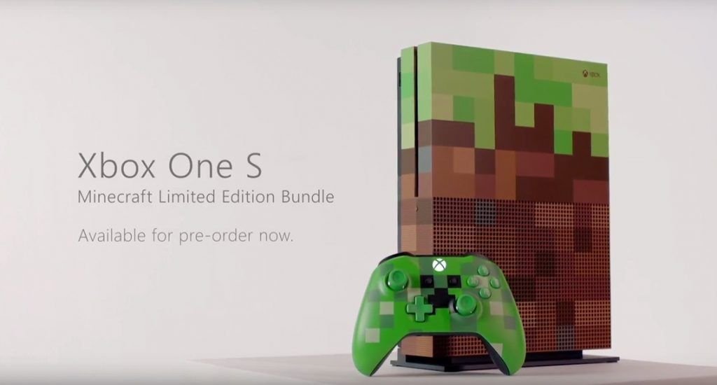 Se anuncia Xbox One S 'Minecraft Limited Edition Bundle'