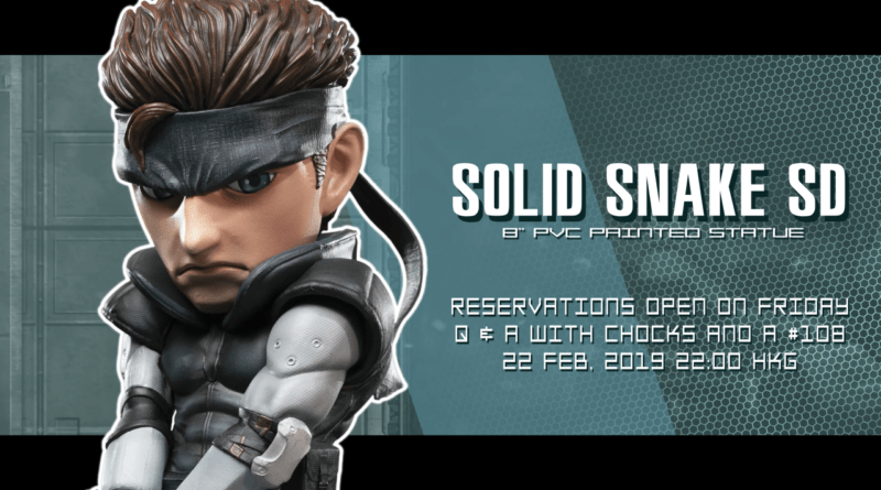 First 4 Figures presenta la figura SD de Solid Snake - GaminGuardian